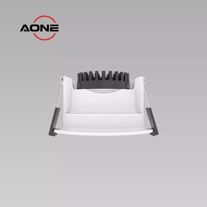 Anti Glare Adjustable Downlight DALI Dimming Aluminum COB CRI>90+